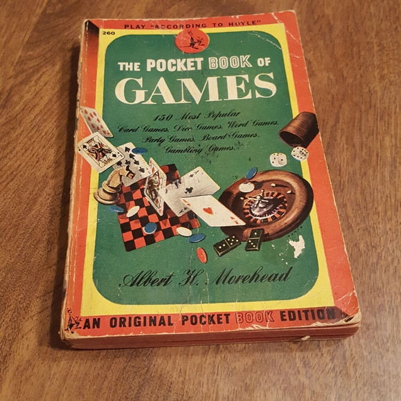 Accents | Vintage 1944 The Pocket Book Of Games Morehead | Poshmark